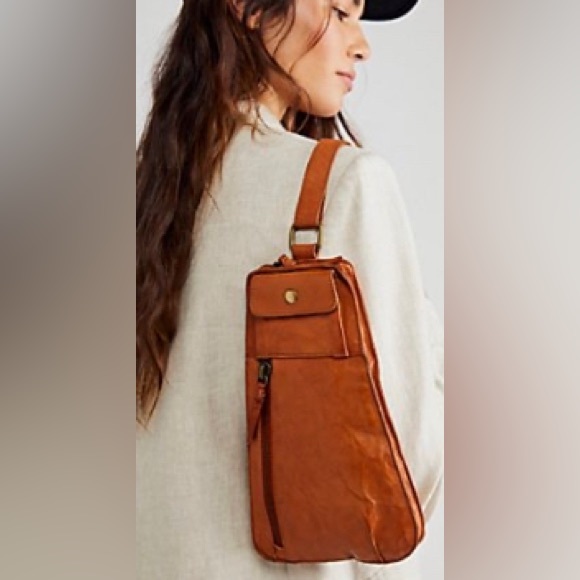 Free People | Bags | New With Tag Free People Jagger Leather Sling ...